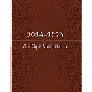 Monthly & Weekly Planner 2024-2025: Academic Planner 2024-2025, January 2024 To December 2025 Planner Monthly & Weekly, a Two-year Planner To Plan And Organize Your Goals For The Upcoming Years.