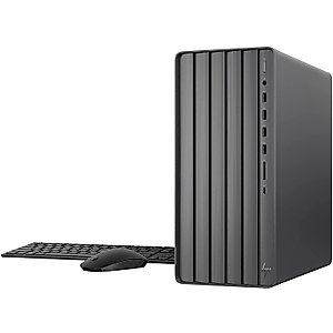 Newest 2022 HP Envy Gaming Desktop, Intel Core i7-11700 Processor, NVIDIA GeForce RTX 3060, 64GB RAM, 1TB PCIe SSD + 2TB HDD, Wireless Keyboard and Mouse, HDMI, Windows 10 Home