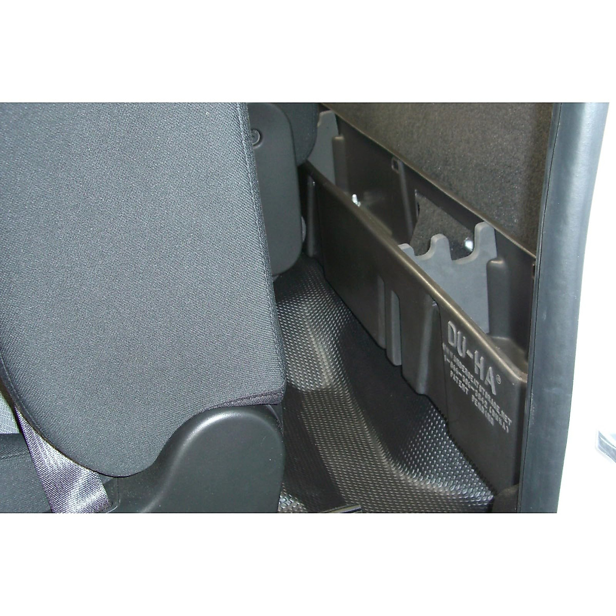 DU-HA Behind-the-Seat Storage Fits 07-17 Chevrolet/GMC Silverado/Sierra Regular Cab, Black, Part #10058