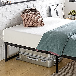 ZINUS Abel Metal Platform Bed Frame / Mattress Foundation with Steel Slat Support / No Box Spring Needed / Easy Assembly, King, Black