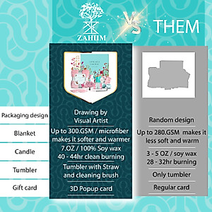 Comforting Get Well Soon Gift Baskets for Women -10pc Get Well Gifts for Women After Surgery, Thoughtfully Curated Thinking of You Self Care Package with Blanket, Tumbler, Eye Mask, Soap, Socks & More