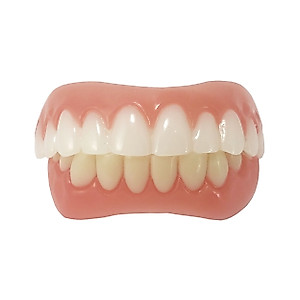 Billy Bob Instant Smile Complete Adult Makeover Kit! Fix Your Smile at Home Within Minutes! Includes Bright White Comfort Fit Flex Upper and Natural Shade Instant Smile Lower.