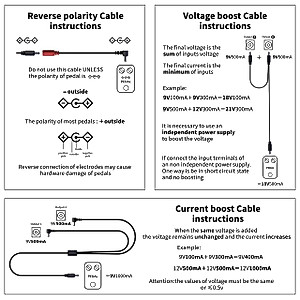 Ghost FIRE GP8-SV2 8-Output Pedal Power Supply+ 5V USB Output Fully Isolated Power Supply with Independent Short-Circuit Protection