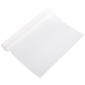 EVA Washable Waterproof Non-Adhesive Shelf Drawer Liner Roll for Refrigerator Kitchen Bathroom Cabinets Drawer Cupboard (Clear)