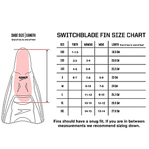 Speedo unisex adult Swim Training Switchblade Fin, Black/Red, XL - Men s Shoe size 11-12 Women Shoe 13-14 US