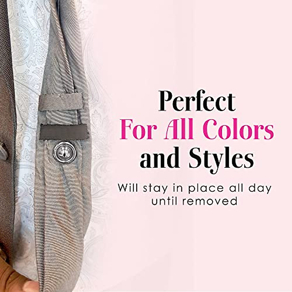 Maggie Snaps, Magnetic Snap Buttons, Reusable Magnetic Balls for Fastening Fabrics, Patented Round Magnets, Alternative to Tie Clips and Safety Pin, with Ring Fasteners, Pack of 4 - My Maggies