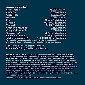 Amazon Brand - Wag Dry Dog Food Lamb & Lentil Recipe, 4 lb. Bag