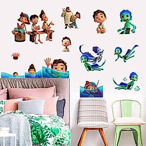 Luca Wall Sticker Children's Cartoon Bedroom Background Wall Decoration Self-Adhesive Wall Sticker PVC