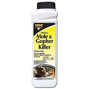 REVENGE Moletox Mole & Gopher Killer Poison Bait Granules, 1 lb. Ready-to-Use Control for Pocket Gophers in Lawn