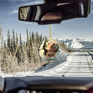 Acrylic Christmas Tree Decorations 1Pc Baby Dragon Ornaments Xmas Hanging Holiday Ornaments for Christmas Tree New Year Pendants Cute for Tiny Christmas Tree Party Craft