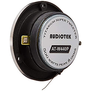 AUDIOTEK - ATW440P - Car Vehicle 500 Watts 1.75" Titanium Super Tweeter *Pair*