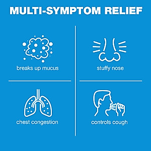 GenCare Mucus Relief Expectorant with 400mg Guaifenesin - 200 Tablets for Cough, Chest Congestion, Colds, Flu, and Allergies