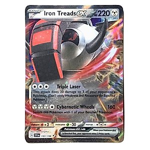 Pokemon - Iron Treads ex 143/198 - Scarlet & Violet - Double Rare - Holo Full Art