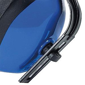 Sellstrom Noise Cancelling Adjustable Safety Ear Muffs, ANSI S3.19 Certified, 25dB NRR, Blue, S23401