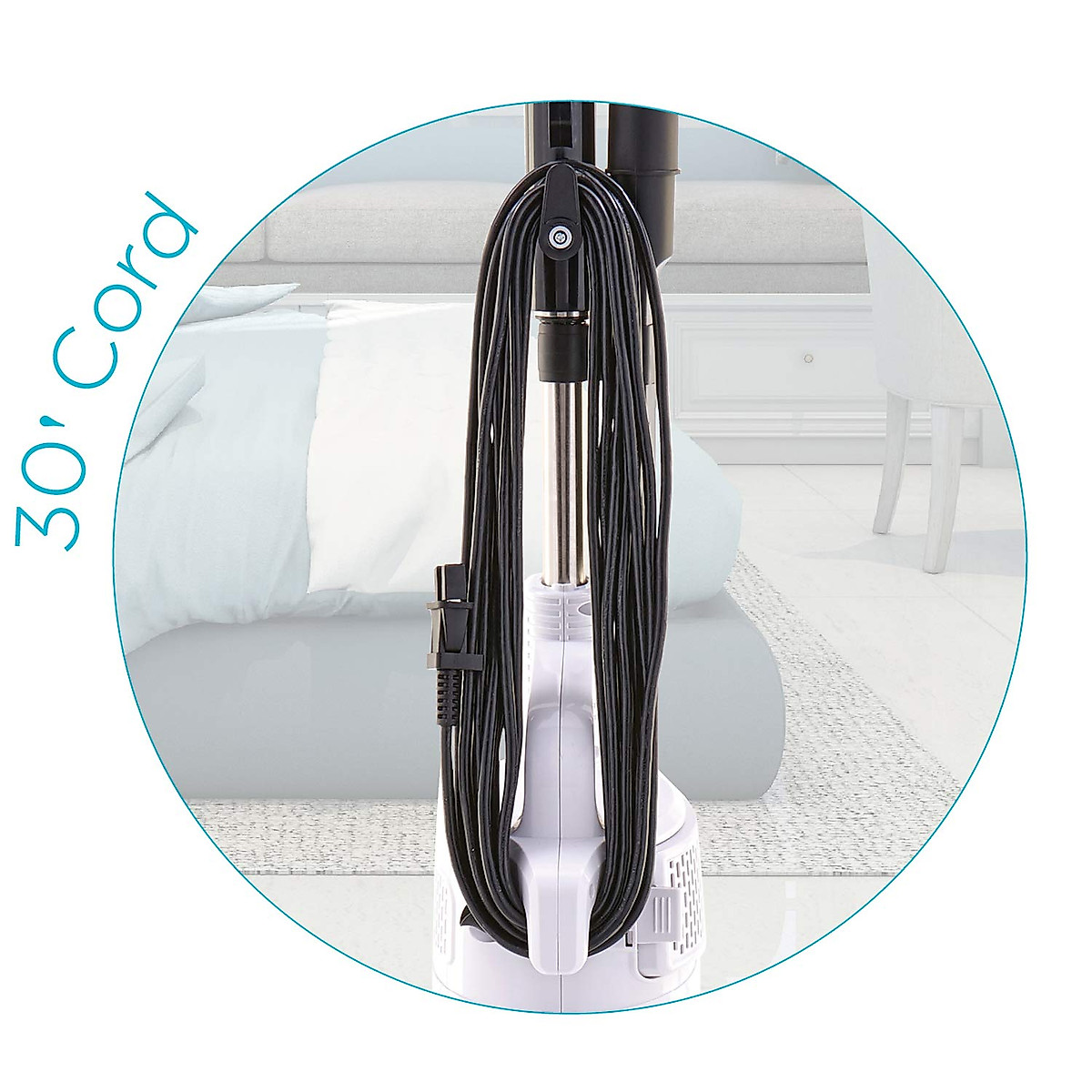 Simplicity Vacuums Corded Stick Vacuum Cleaner, Powerful Bagless Vacuum for Hardwood Floors with Two Speeds, Certified HEPA Filtration, S60 Spiffy