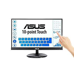 ASUS VT229H 21.5" Monitor 1080P IPS 10-Point Touch Eye Care with HDMI VGA (Renewed)