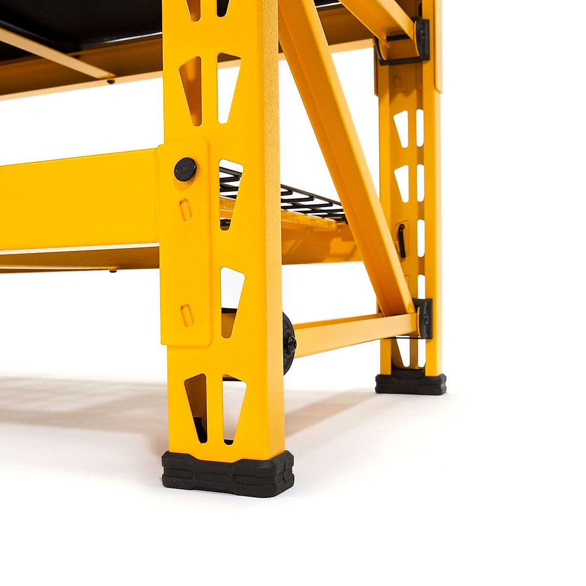 DEWALT Garage Bench with Wire Grid Storage Shelf