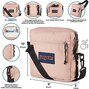 JanSport Central Adaptive Accessory Bag, Black, 6L