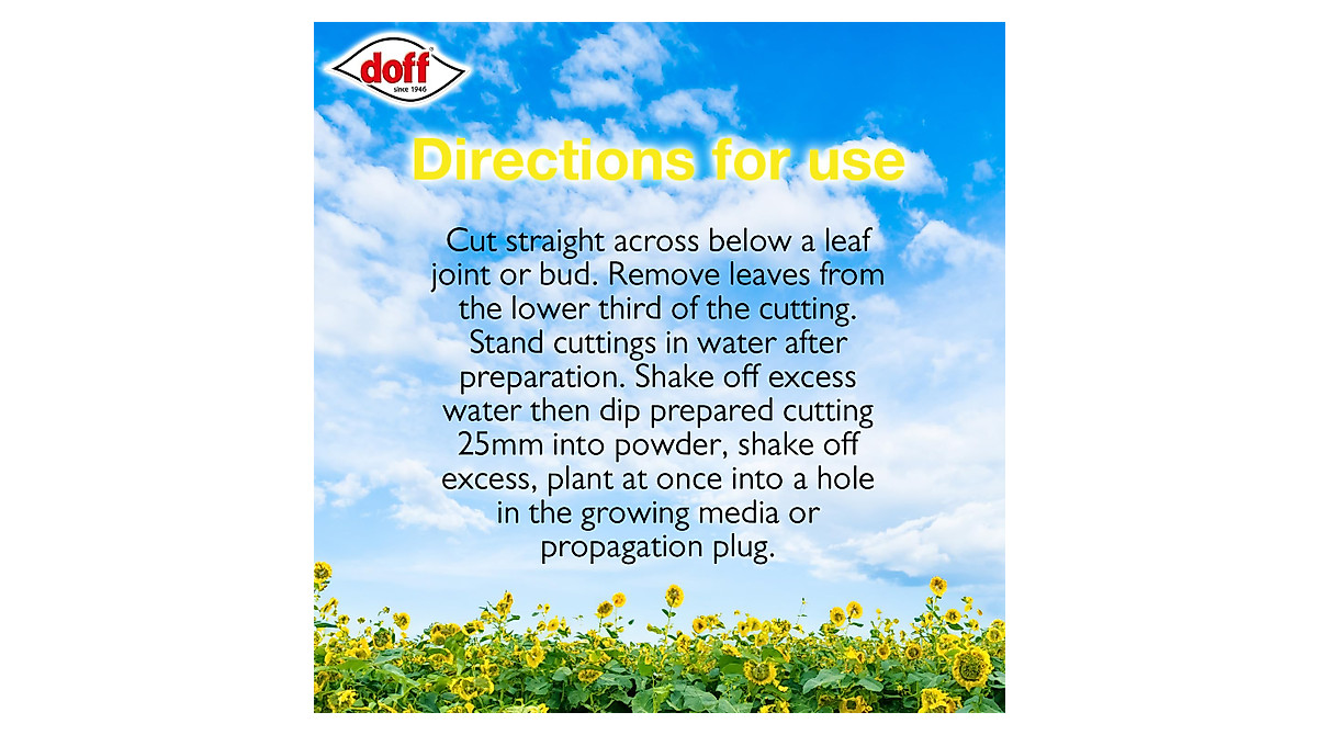 Doff Hormone Rooting Powder for Strong Plant Growth