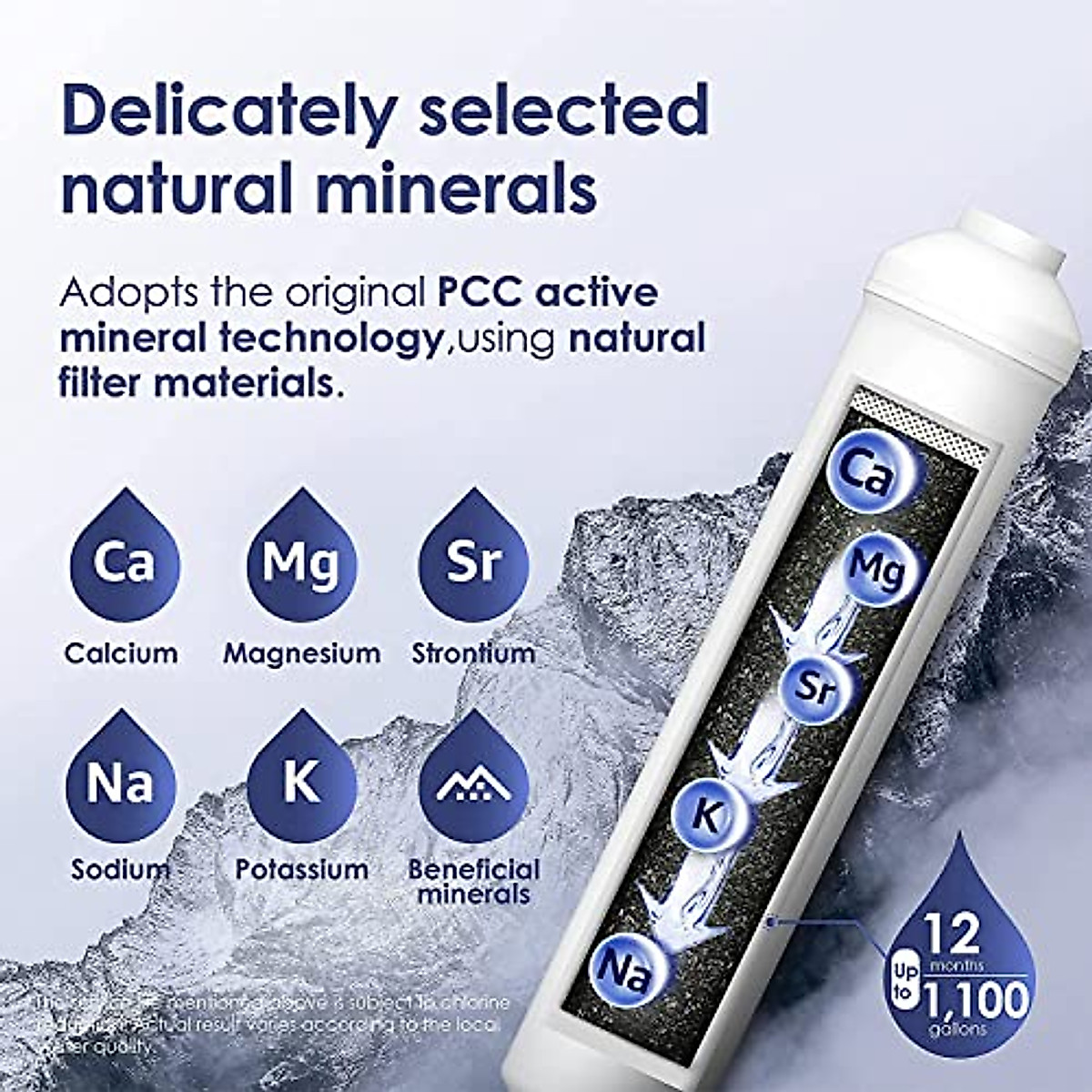 Waterdrop G3 Replacement Filter 1-Year Combo, 2 WD-G3-CF Filters and 1 WD-G3-CB Filter and 1 Mineral Filter, Replacement for WD-G3-W, WD-G3P600 and WD-G3P800-W Reverse Osmosis System, New Logo Design