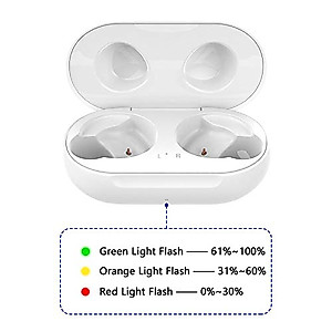 Rinetics Wired Charging Case Replacement Compatible with Samsung Galaxy Buds+ Plus SM-R175, Charger Case for Samsung Galaxy Buds SM-R170 (Earbuds not Included)