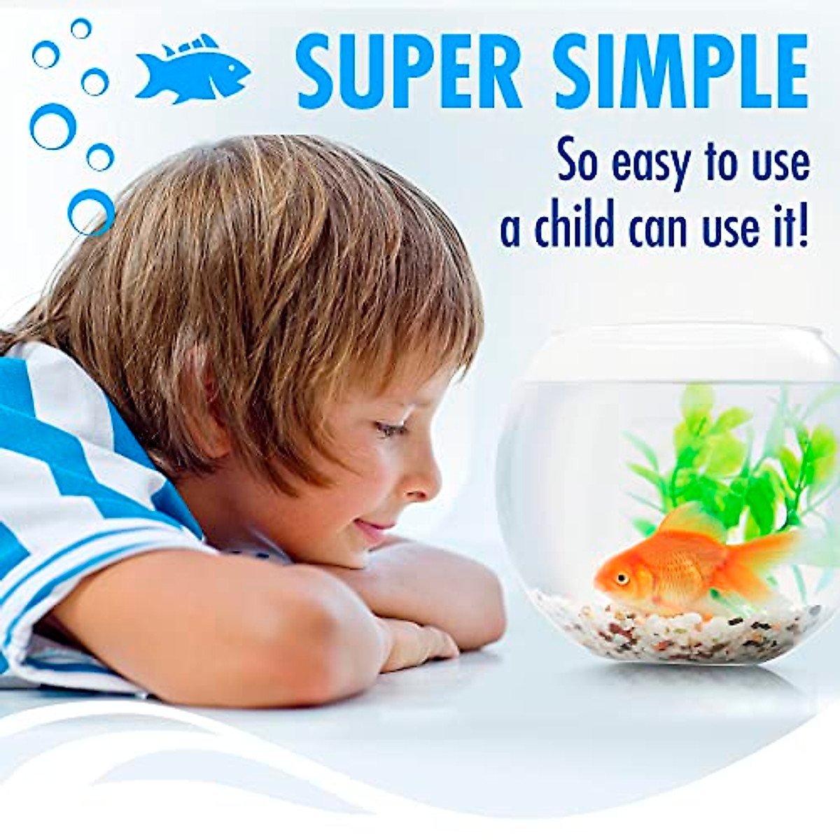 Bio Starter Aquarium Booster Fish Tank Water Cleaner Digester of Excess nutrients Makes Water Healthy Reduces The Amount of Nitrite and Ammonia Reduces The Need for Aquarium Cleaning, 10 caps.,1/4 oz