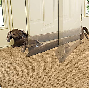 TWIN DRAFT GUARD Doggie Draft Stopper for Doors and Windows