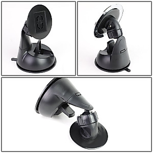 Auto Dynasty Adjustable 75mm Baby Infant Round Back Seat Mirror Rear View Monitor + Suction Cup Mounted Base