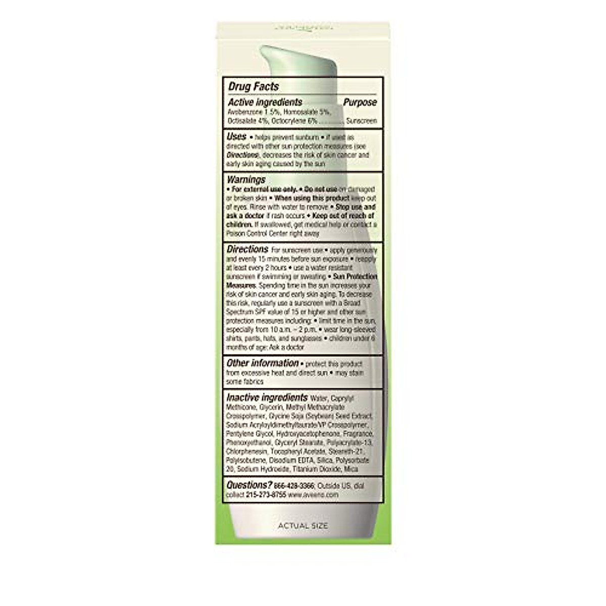 Aveeno Positively Radiant Sheer Daily Moisturizing Lotion for Dry Skin with Total Soy Complex and SPF 30 Sunscreen, Oil-Free and Non-Comedogenic, 2.5 fl. oz