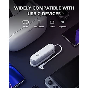 VIYISI Battery Pack for Oculus Quest 2, 5000mAh Portable Charger for Meta Quest, Power Bank for VR Accessories Extend Extra 2-4 Playtime