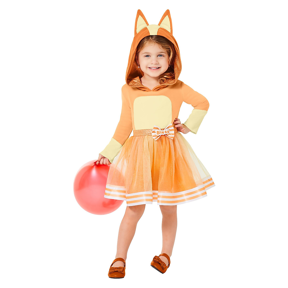 Spirit Halloween Bluey Toddler Bingo Dress Costume | 3T - 4T | Officially Licensed | Easy Costumes