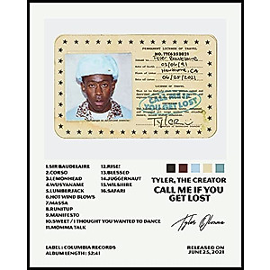 ceceva Tyler The Creator Poster, Set of 6, 8x10 inch, FRAMELESS Music Posters, Album Cover Poster, Rapper Posters, Igor poster
