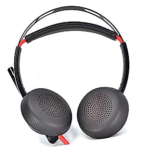VEKEFF Replacement Ear Cushions Pad Earpads Covers for Plantronics Voyager Focus UC B825 Binaural Headset Headphone