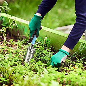 Codirom Garden Tools Set 5PCS Gardening Tools Planting Trowel Garden Shovel Garden Rake Transplant Tools