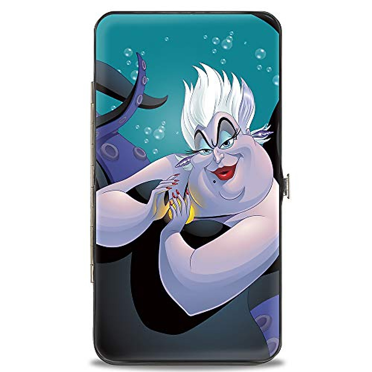 Buckle-Down Women's Hinge Wallet-Little Mermaid Ursula, 7" x 4"