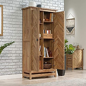 Sauder Cannery Bridge Storage Cabinet, Sindoori Mango finish
