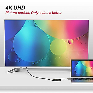 ATZEBE Fiber Optic HDMI Cable 50ft, Fiber HDMI Cable Supports 4K@60Hz, 4:4:4/4:2:2/4:2:0, HDR, Dolby Vision, HDCP 2.2, ARC, 3D, High Speed 18Gbps