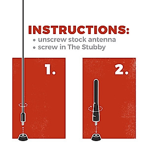 CravenSpeed Stubby Antenna Compatible with Ford Maverick 2022-2024 | 4 inches | Short Antenna Replacement | Made in The USA