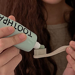 ROROBELL Wawa Toothpaste Made for My Boyfriend's Bad Breath, Sensitive Teeth, Improvement of Gum Problems/Peppermint Flavor/Made with Wasabi I 3.53 fl.oz (3.53 Fl Oz (Pack of 1))