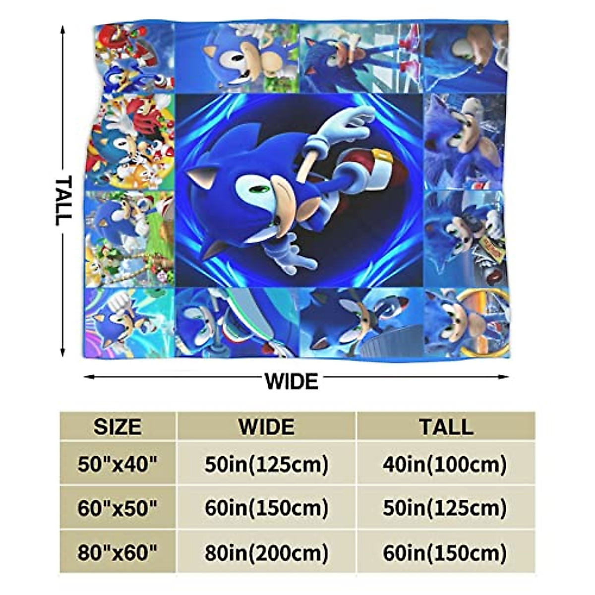 Catoon Throws Blanket Ultra Soft Flannel Throw Blankets for Bedding Couch Sofa All Seasons (SO2, 50"x40")