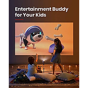 Anker Nebula Astro Mini Portable Projector, Kids Pocket Cinema, Mini Projector, Parental Controls, Customizable UI, Android 7.1, 2.5-Hour Battery Life, Portable Design Pocket Projector (Renewed)