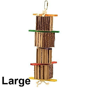 Zoo Max DUS630 Shred-X 17x6in Medium Bird Toy