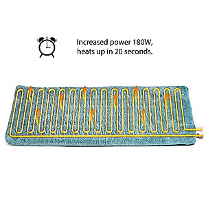 GOQOTOMO Heating Pad Fast-Heating Technology for Back/Waist/Abdomen/Sh-oulder/Neck Pain and Cramps Relief - Moist and Dry Heat Therapy with Auto-Off Hot Heated Pad by-HF-G