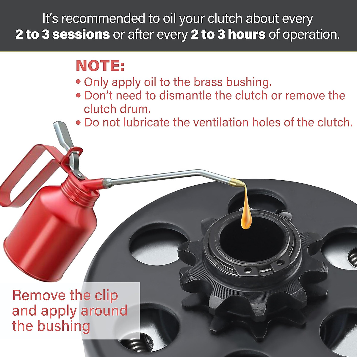 LotFancy Go Kart Clutch 3/4 Bore 10T for #40 41 420 Chain, Predator 212 Centrifugal Clutch, Up to 6.5 HP, Fit for Go Kart Minibike Baja Mini Bike MB165 MB200