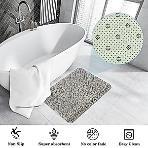 Small Stones Wall, Indoor Door Mat Durable Front Door Mats Entryway Rug Non-Slip Absorbent Area Rugs Resist Dirt Rugs for Room Decor, 24"x16"