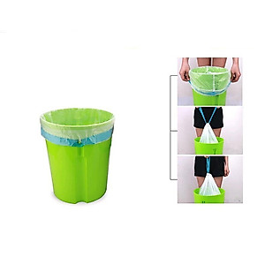 Small Drawstring Trash Bags,1.2-1.5 Gallon White Garbage Bag Home Trash Can Liners 120 Counts