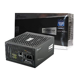 Seasonic PRIME 1000 Platinum SSR-1000PD 1000W 80+ Platinum ATX12V & EPS12V Full Modular 135mm FDB Fan Power On Self Tester Power Supply