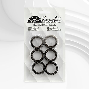 Kenchii Extra Soft Premium Shear Finger Ring Inserts - Thick, Quality Comfort. Elevate Your Grooming Experience with Precision and Style in Multiple Colors
