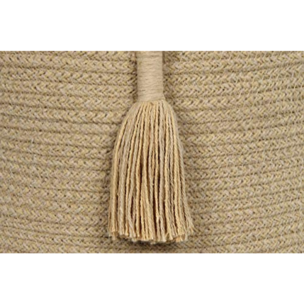 Lorena Canals Basket Woody Honey - Dk Honey, Lt Honey - Baskets - 9" x Ø 9" - 97% Cotton, 3% Other Fibres