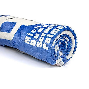 The Office Iconography Fleece Blanket | 45 x 60-Inch Soft Throw Blanket